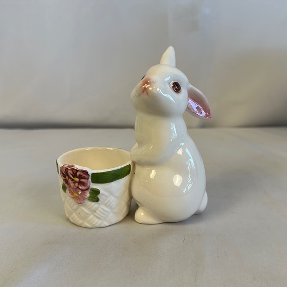 Avon | Holiday | Avon Easter Decor Bunny Candle Holder Egg Display ...